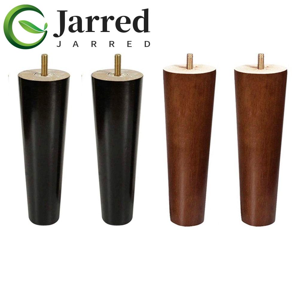 JARRED Sofa Leg Wooden Conical Bed Chair Durable Replacement Furniture ...