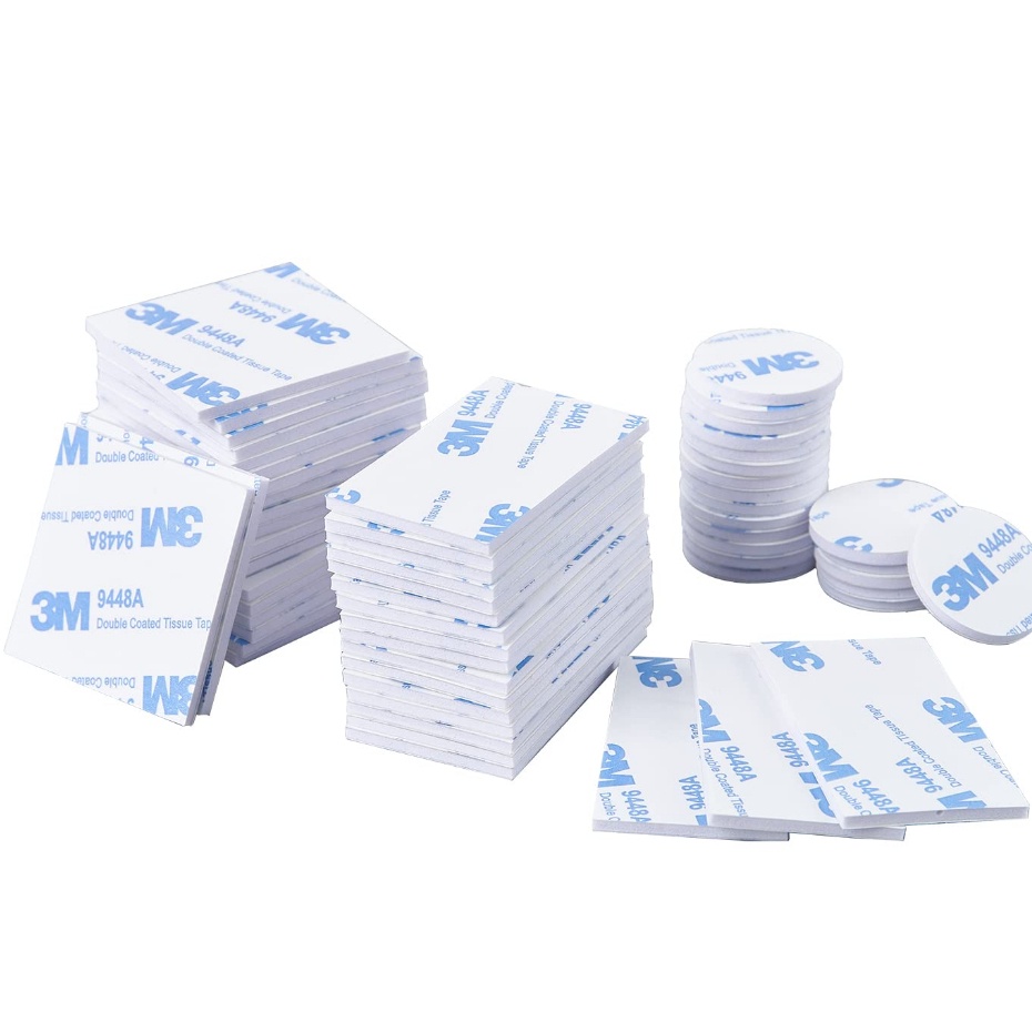 10 PCS 3M Double Sided Foam Tape 9448A Self Adhesive Non-slip Strong ...
