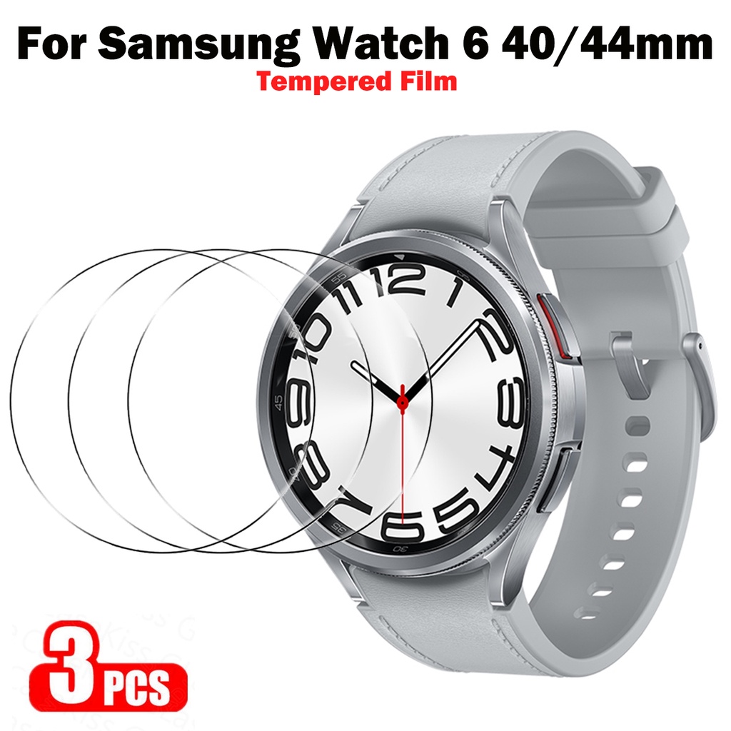 Tempered Glass For Samsung Galaxy Watch 6 40MM 44MM 3PCS HD Scratch ...