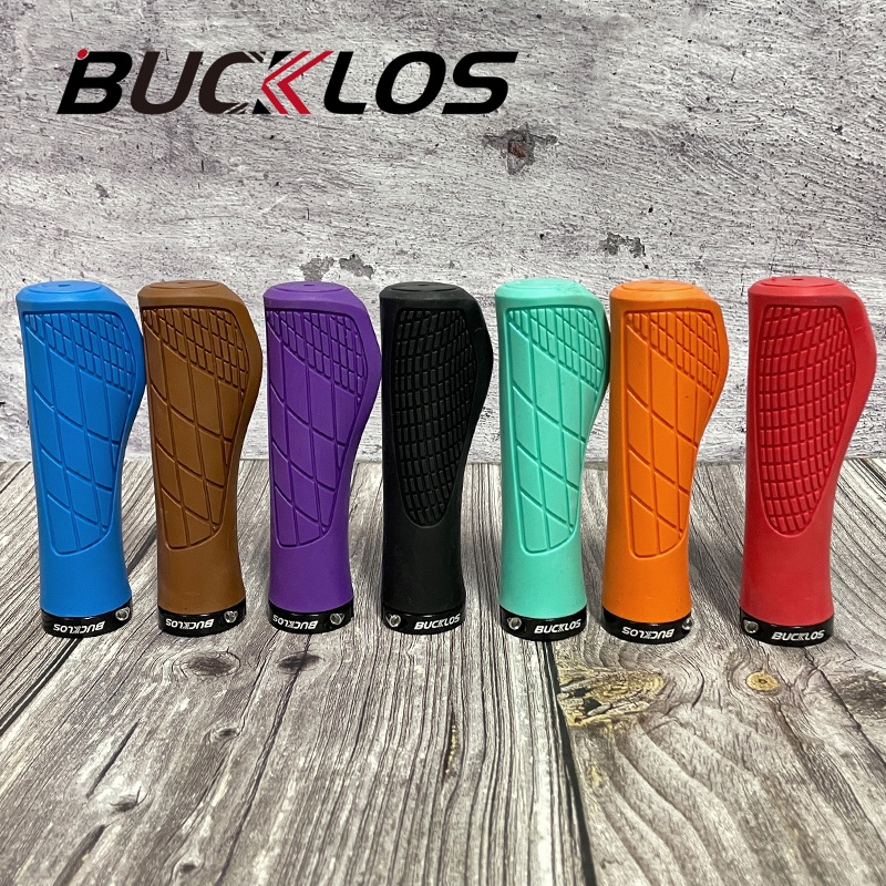 BUCKLOS Bike Grip Handle Lock on Bicycle Handle Grips Ergonomic MTB ...