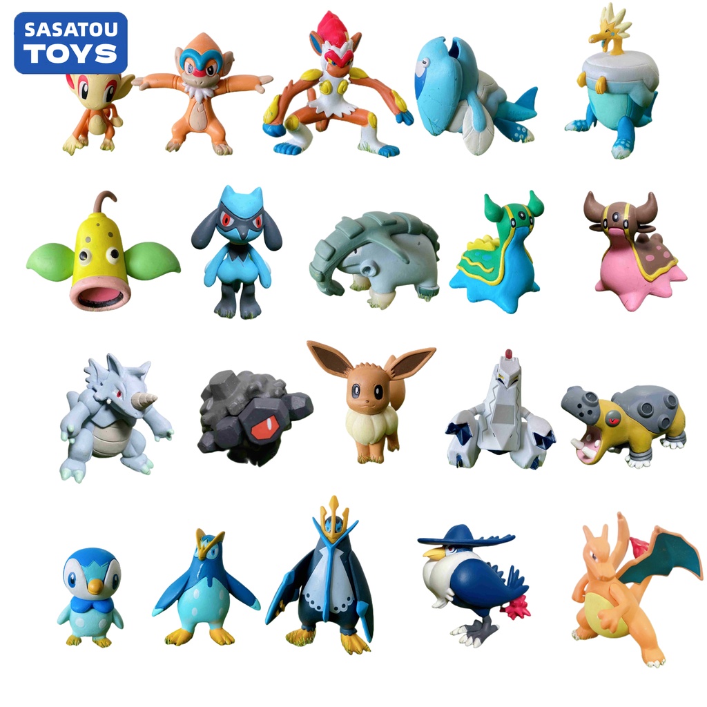 Pokemon figures Weepinbell Riolu Donphan Arctozolt Arctovish Gastrodon ...