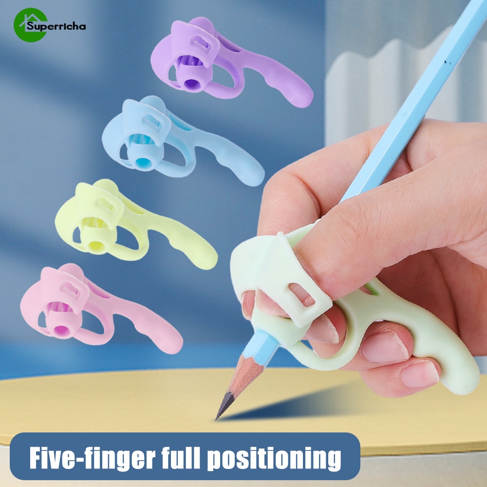 School Stationery Supplies / Children Five Fingers Pen Holder / Kids ...
