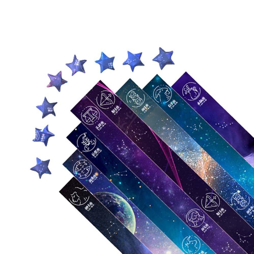 JENNIFERDZ Origami Stars Paper Strips Lucky Star For Kids Strips ...