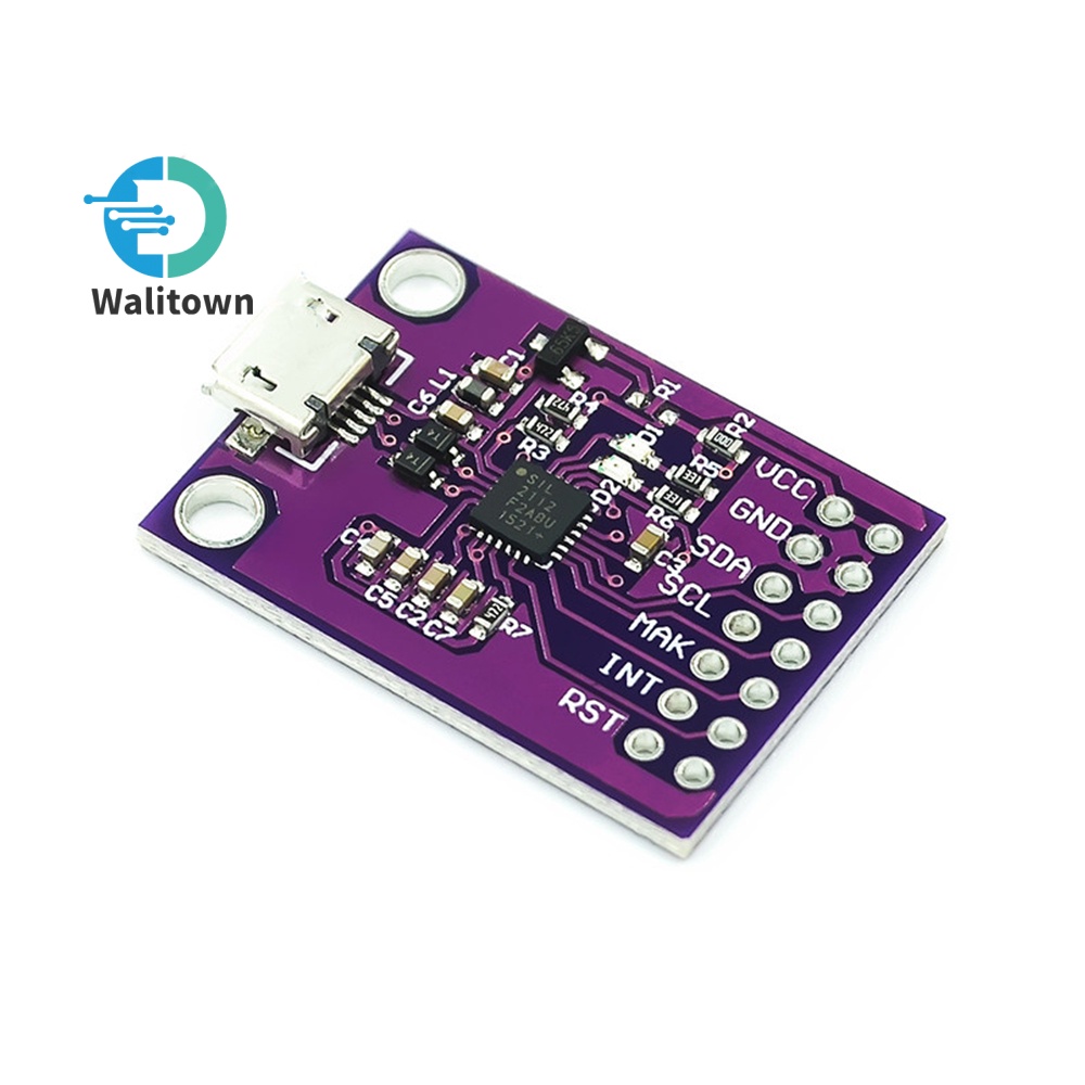 CP2112 USB to Serial Adapter 2.0 USB to SMBus I2C Communication Module Evaluation Kit for CCS811 ...