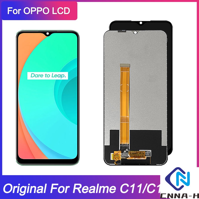 For Oppo Realme C11 C15 RMX2185 RMX2180 Lcd Display 10 Touch Screen Assembly with frame ...