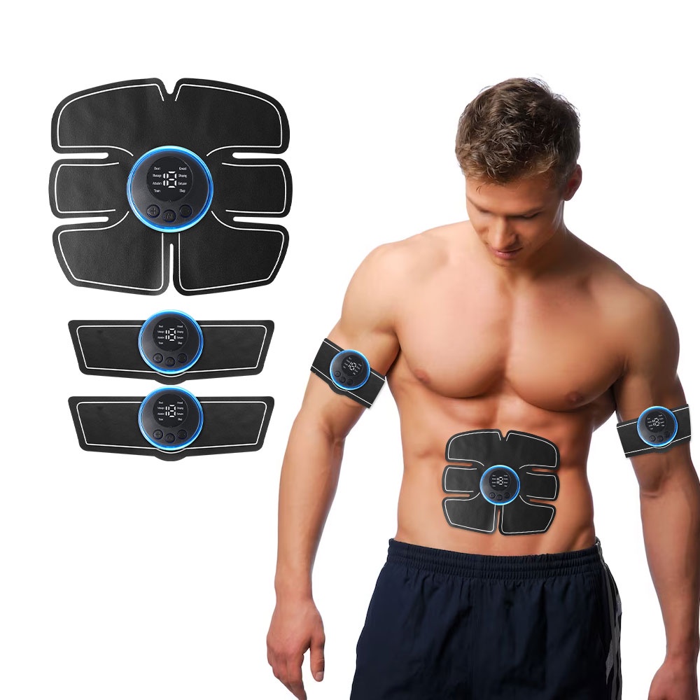 Electric ABS Stimulator EMS Charging Massager Abdominal Muscle Massager ...