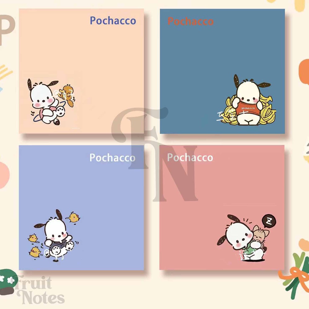 SN335 50 sheets Pochacco Theme Notepad | Shopee Philippines
