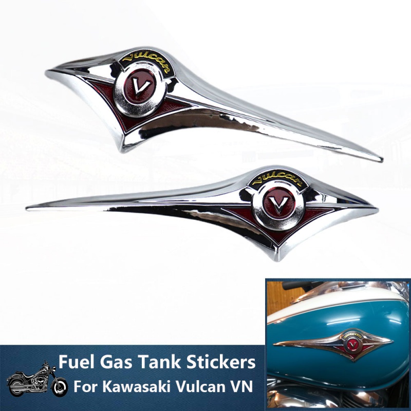 Fuel Gas Tank 3D Decals Stickers For Kawasaki Vulcan VN 800 900 400 500 ...