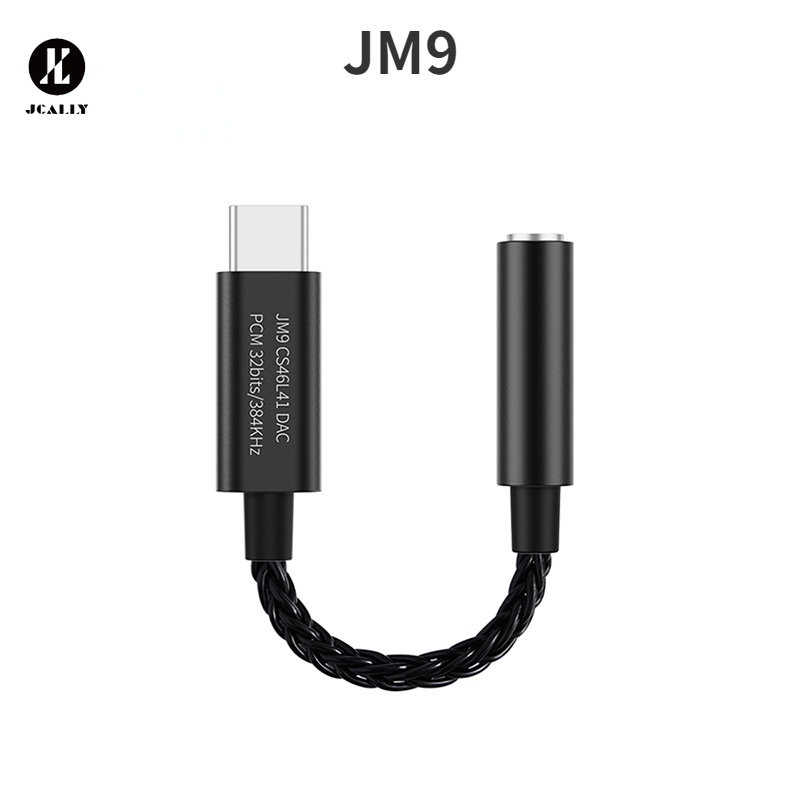 JCALLY JM9 Type-C To 3.5mm Adapter Cable DAC Chip CS46L41 For Android ...