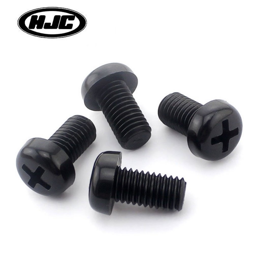 HJC-y] M4/M5/M6/M8 Machine Screw (JP Bolt)-Black nylon/Round Head Screw ...