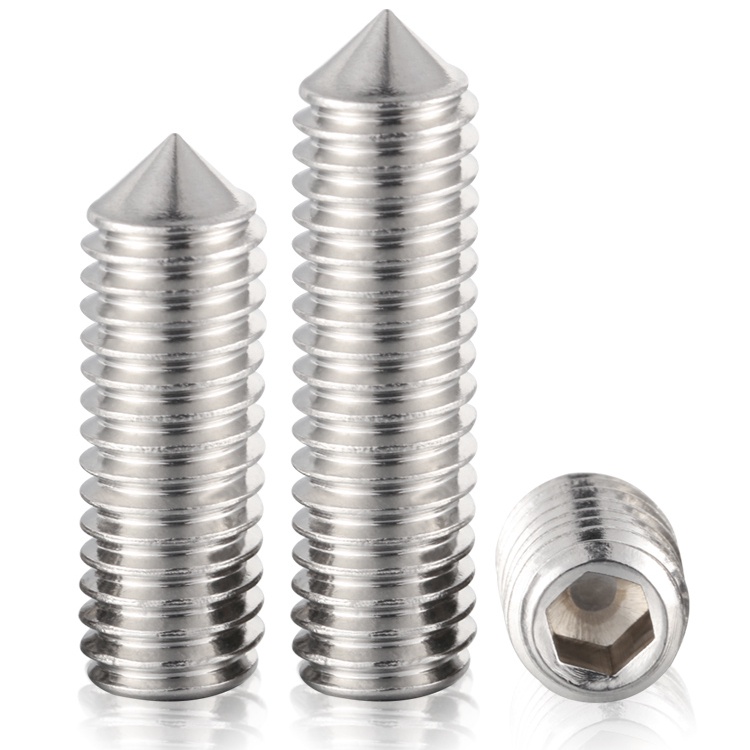 Pointed Tightening Screw M3M4M5M6 Hexagon Socket Screw 304 Stainless ...