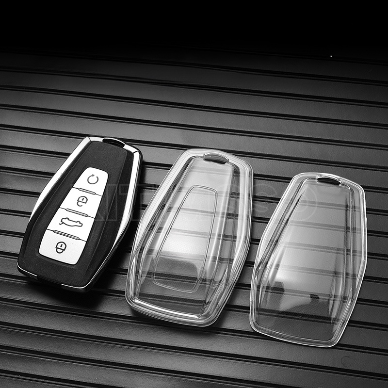 TPU Car Remote Key Case Cover Holder Shell For Proton X50 Geely Emgrand X7 EX7 Coolray 2019-2020 ...