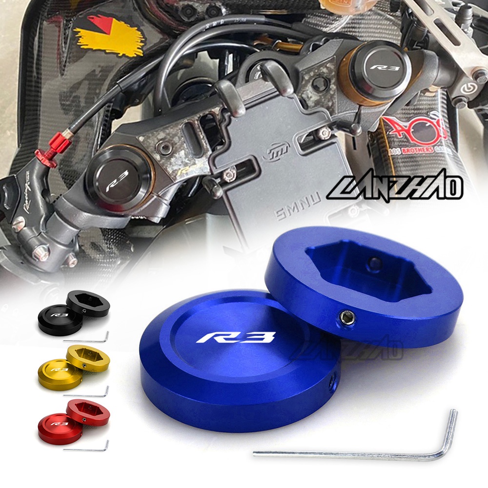 for YAMAHA R3 Motorcycle Triple Tree Stem Yoke Center Cap Front Fork ...