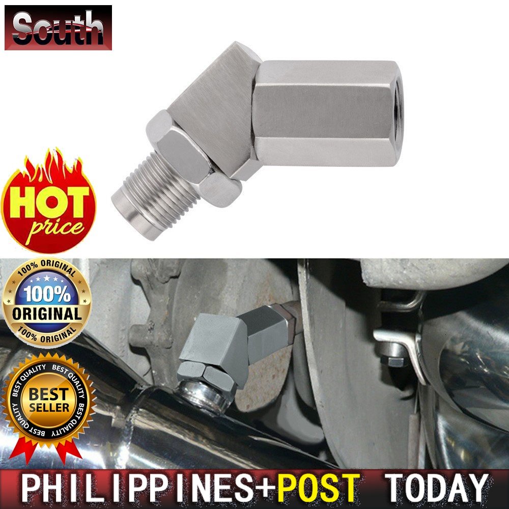 45 Degree angle O2 Oxygen Sensor Extender Spacer Engine Light Adapter ...