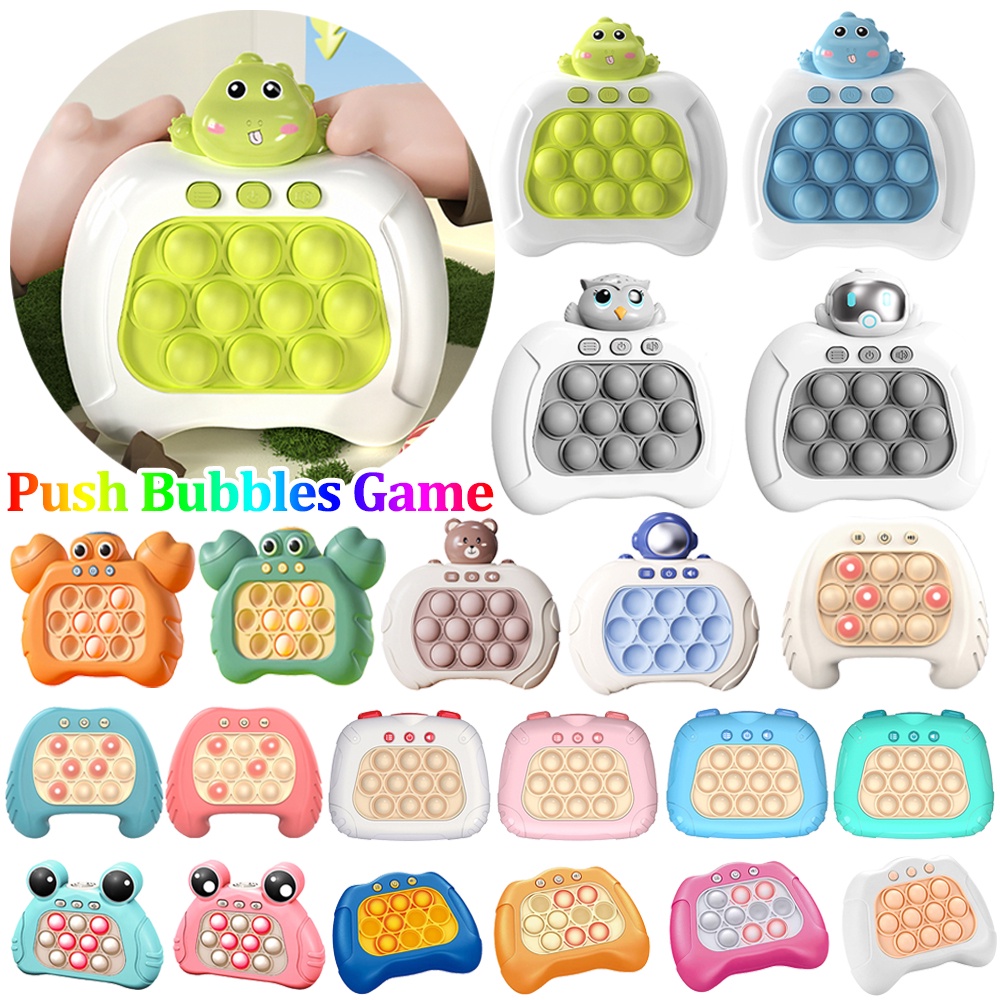 Pop It Quick Push Bubbles Game Console Series Toys Funny Whac-A-Mole ...