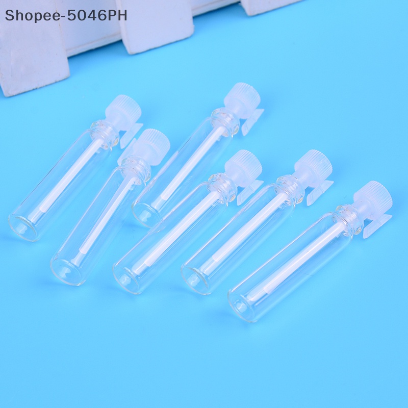 Shopee-5046PH 10/50Pcs mini 1ml glass vial empty laboratory bottle oil ...