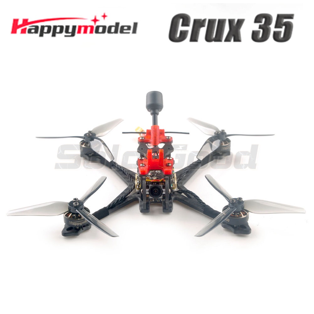 HappyModel Crux35 ELRS V2 CrazyF411 ELRS AIO URAT OVX303 300mW Caddx ...