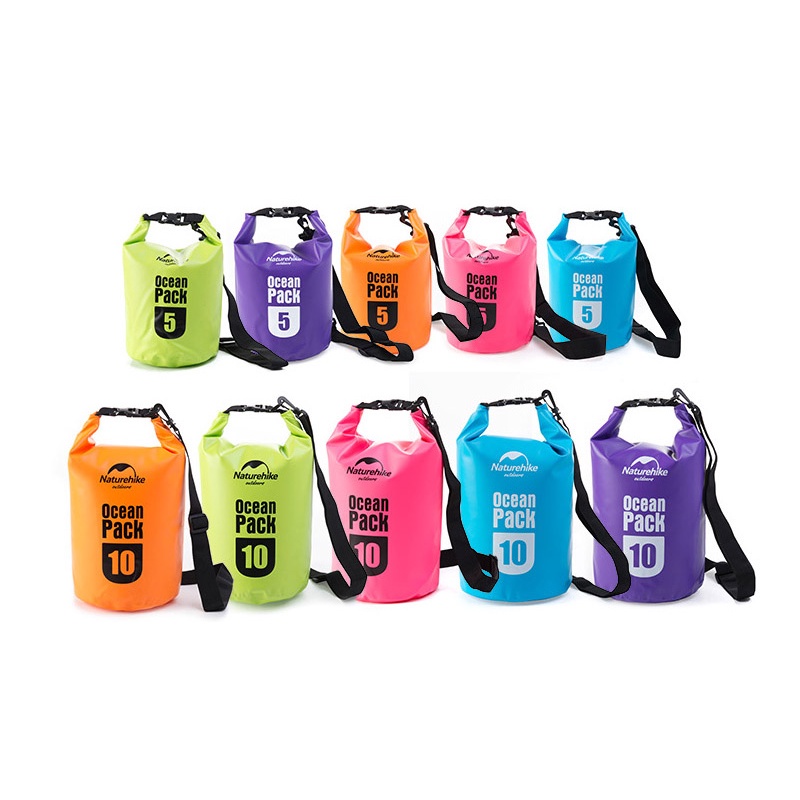 Naturehike Aqua Waterproof Dry Bag Ocean Pack 10L 20L Beach Waterproof ...