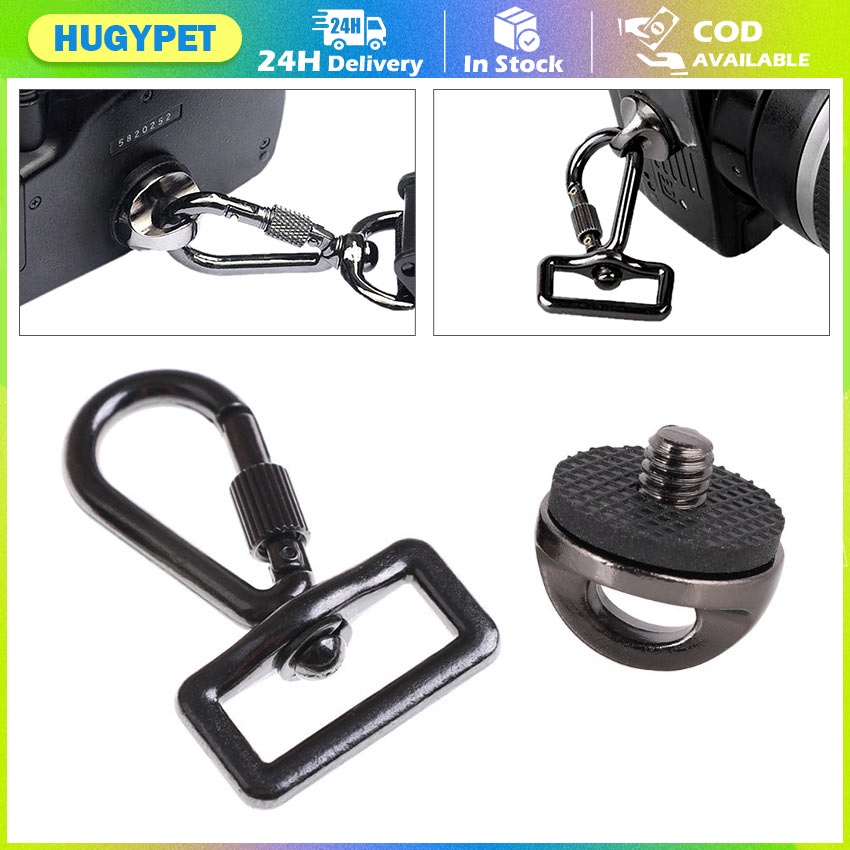 1/4" Screw Metal Connecting Hook Adapter for DSLR SLR Camera Shoulder ...