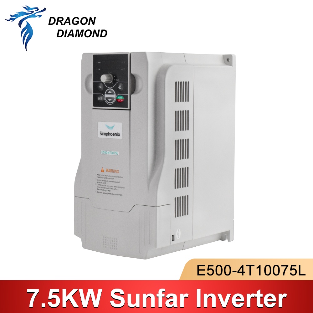 Dragon Diamond Simphoenix SUNFAR VFD Inverter 7.5Kw AC220V 0-1000HZ ...