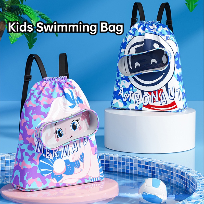 Children's Swimming Bag Waterproof Beach Bag Portable Dry and Wet ...