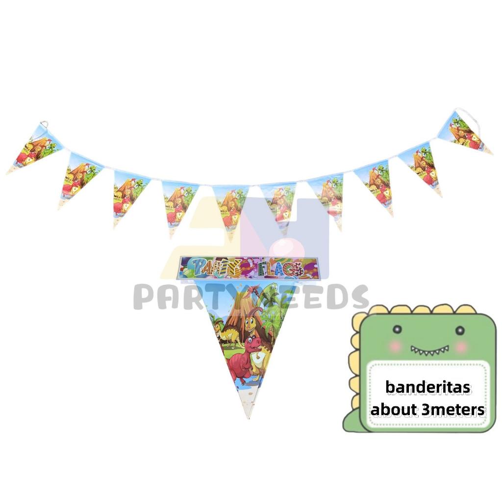 Dinosaur Dino Party Decoration Banderitas | Shopee Philippines