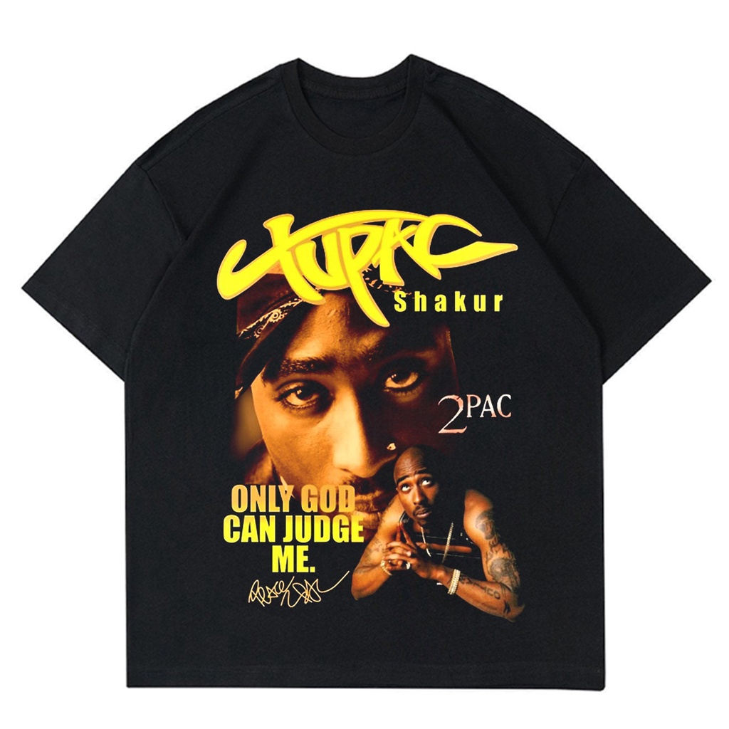 VINTAGE RAPPER TUPAC ONLY GOD CAN JUDGE ME | RAP TEE 2PAC SHAKUR ...