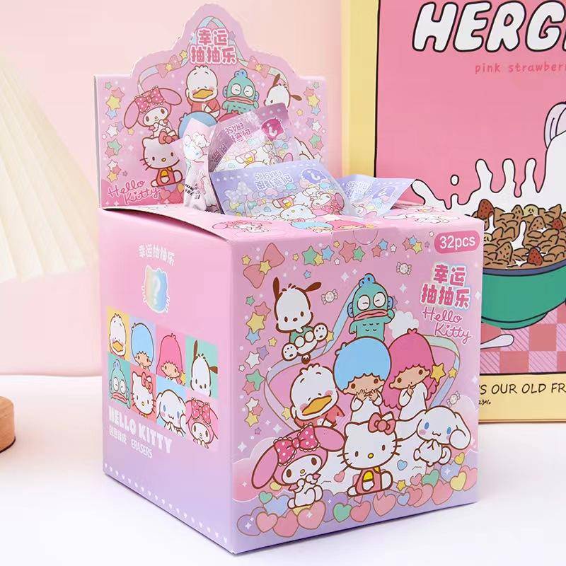 Sanrio Eraser Kawaii Cinnamoroll Pochacco kuromi hangyodon Mymelody Little Twin Stars PomPom ...