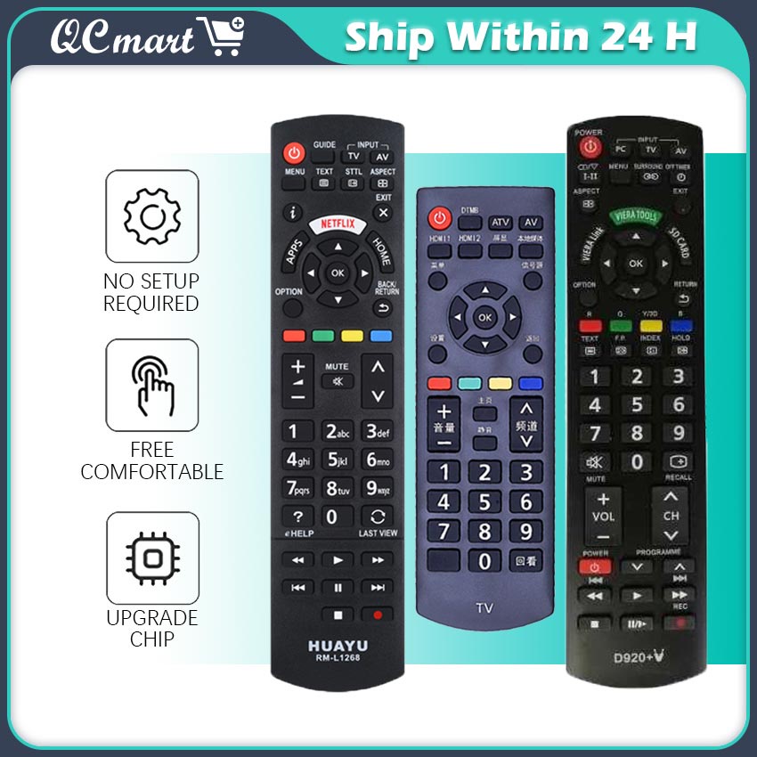【Ship In 24H】 Universal Smart TV Remote Control for Panasonic YK-0400J ...