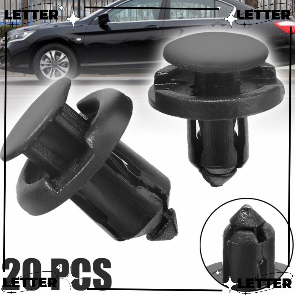 LETTER 20Pcs Car Rivets Bumper Push Pin Fastener 8mm 10mm Hole Engine ...