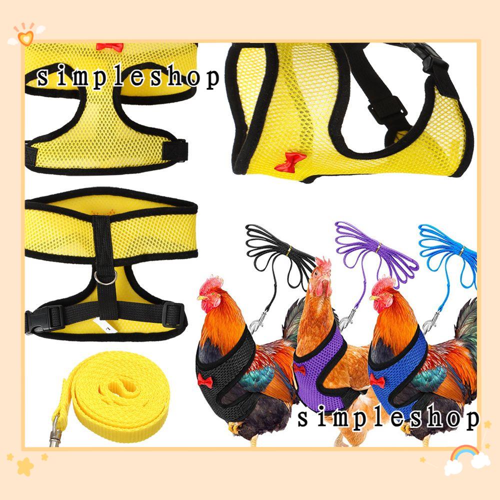 SIMPLE Best Gift Chicken Vest Nylon Harness Hen Belt Training Walking ...