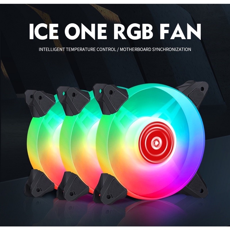 INPLAY Ice Tower RGB FAN 3 in 1 kit 120mm v2 set with remote hub and ...