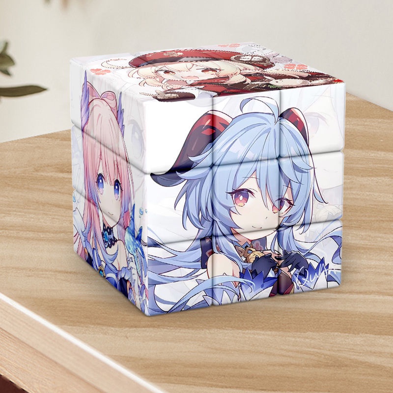Genshin Impact Patterned 3x3 Rubik's Cube Puzzle and Creative Toy ...