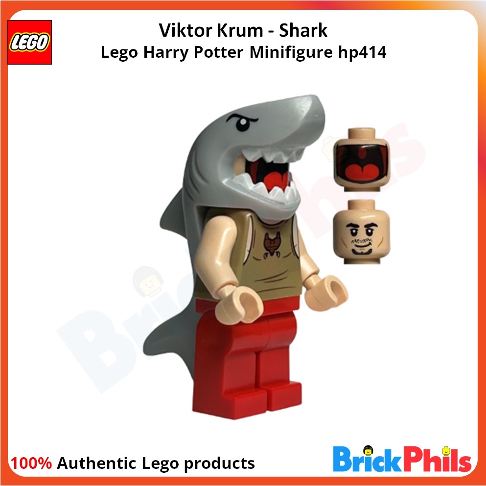Lego Harry Potter Minifigure hp414 Viktor Krum - Shark | Shopee Philippines