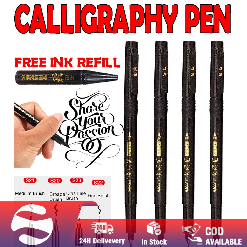 Calligraphy Pen Hand Lettering Pens Brush Lettering Pens Markers for ...