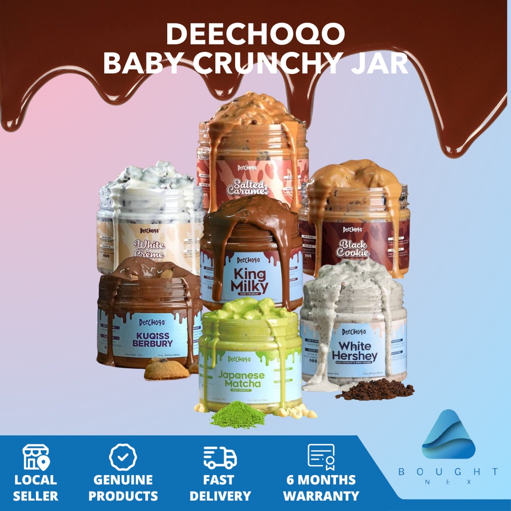Deechoqo Baby Crunchy Jar Treats Cookies Chocolate Salted Caramel ...