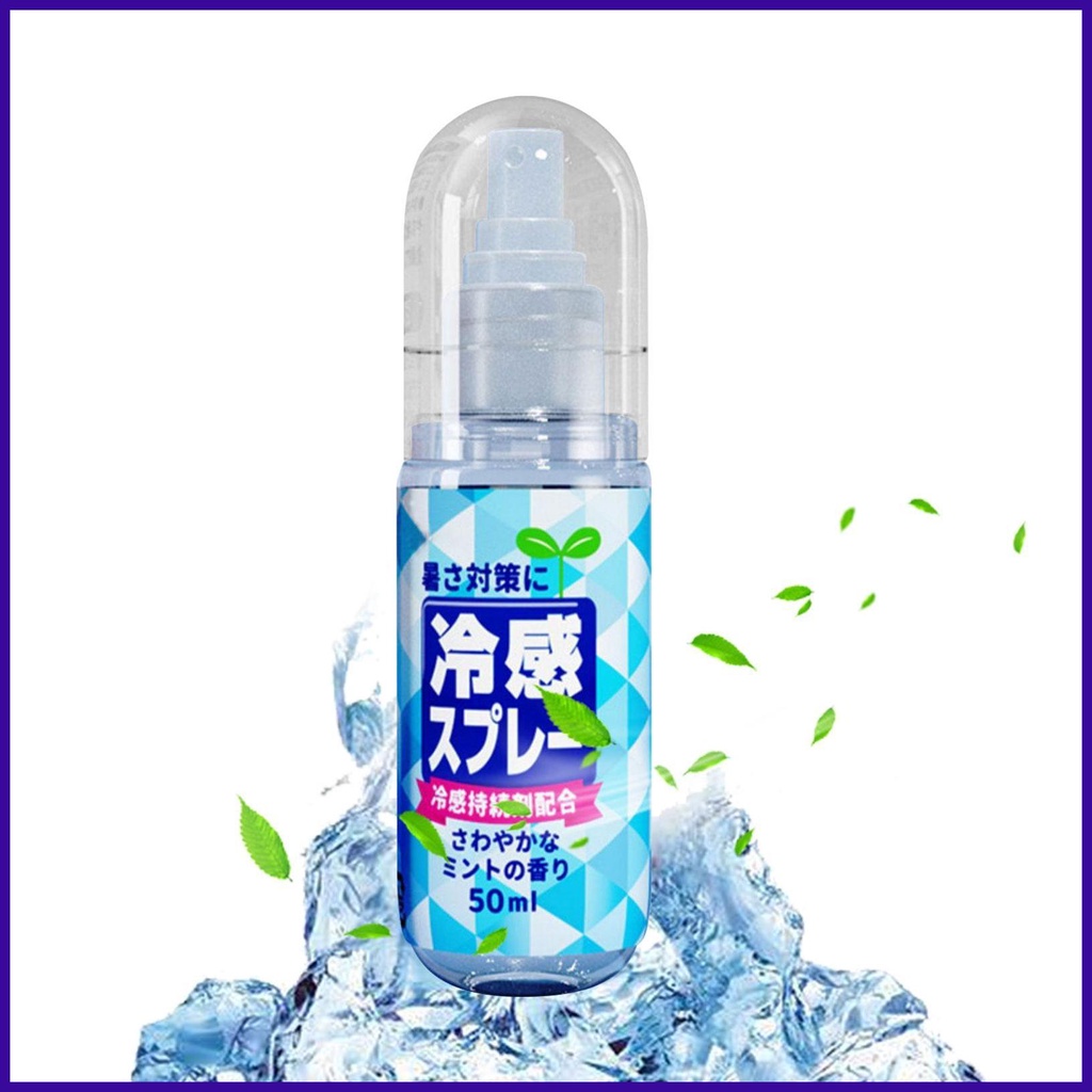 Cooling Mist 50ml Heat Stroke Prevention Portable Clipper Cooling with ...