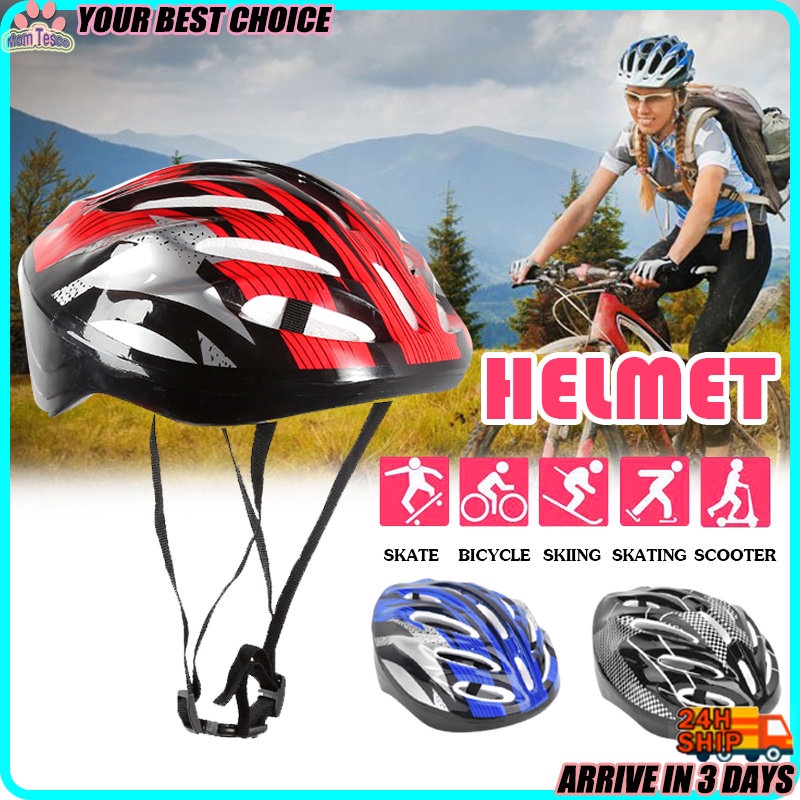 Adult Cycling Helmet MTB Adjustable Safety Helmet Sports Ventilated ...