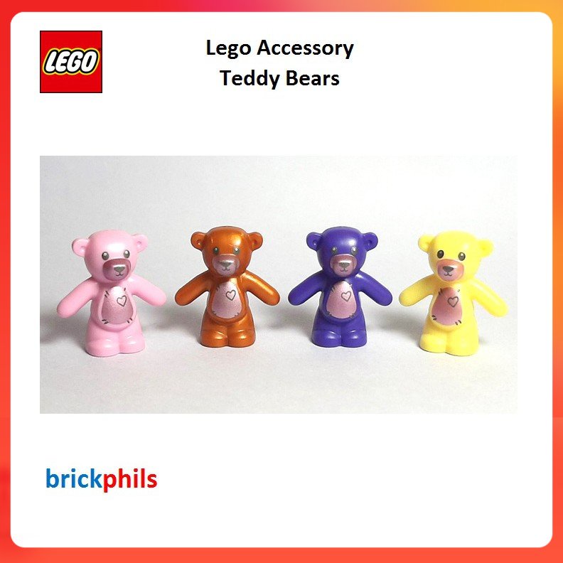 Lego Accessory - Teddy Bears (4pcs) | Shopee Philippines
