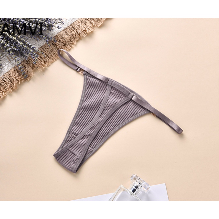 AMVI Panty Plus Size for Women S-4XL Cotton Panties Sexy Ladies Thongs Fashion G-string ...