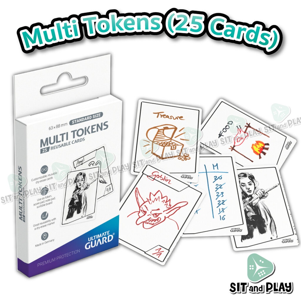 Ultimate Guard-Multi Tokens Custom Blank Card (Rewritable) | Shopee ...