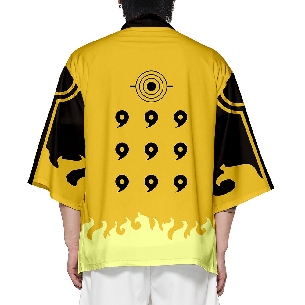 Uchiha Sharingan Symbol Kimono Cloak NARUTO Cosplay Costumes Haori ...