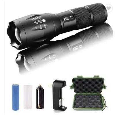 YoYo Ultra Bright CREE XML T6 LED 5 Mode Bright Zoom Flashlight Splashproof Torch | Shopee ...