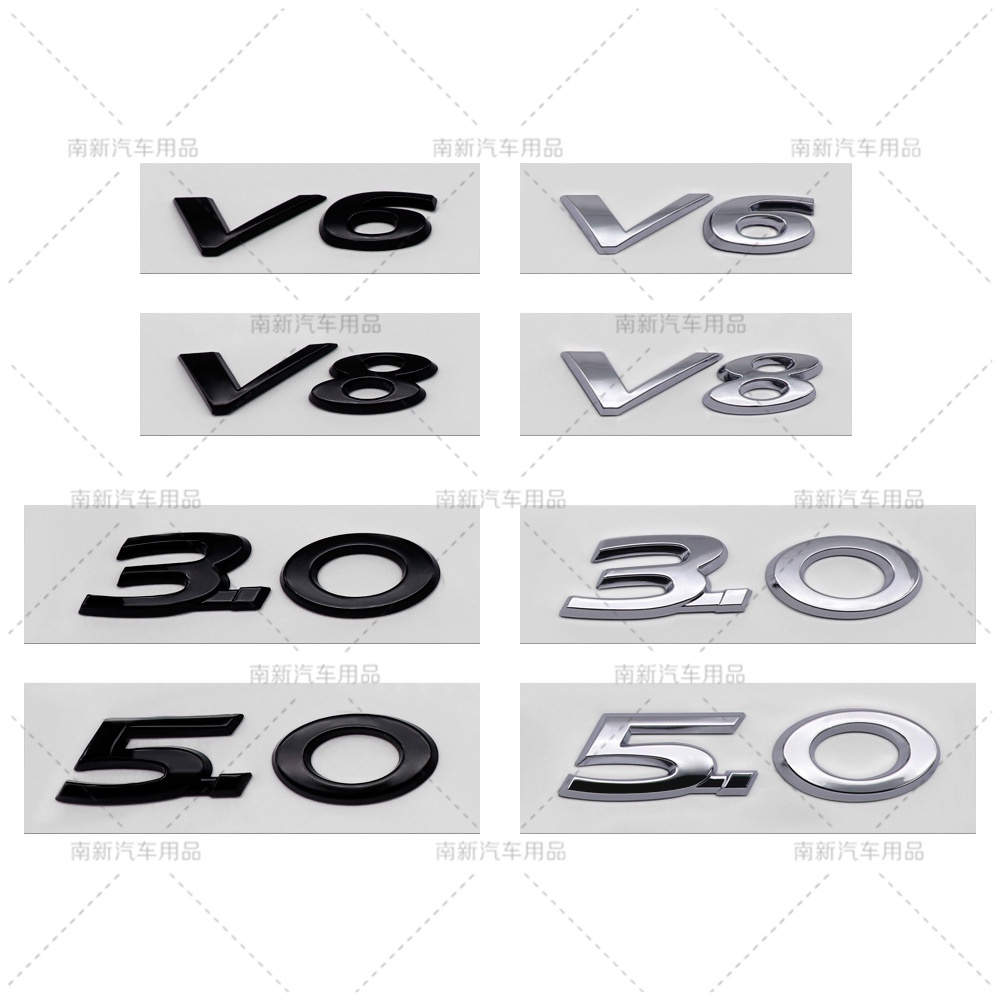 Jaguar Jaguar Tail Mark 3.0 V6 5.0 V8 Labeling Car Word Mark ...