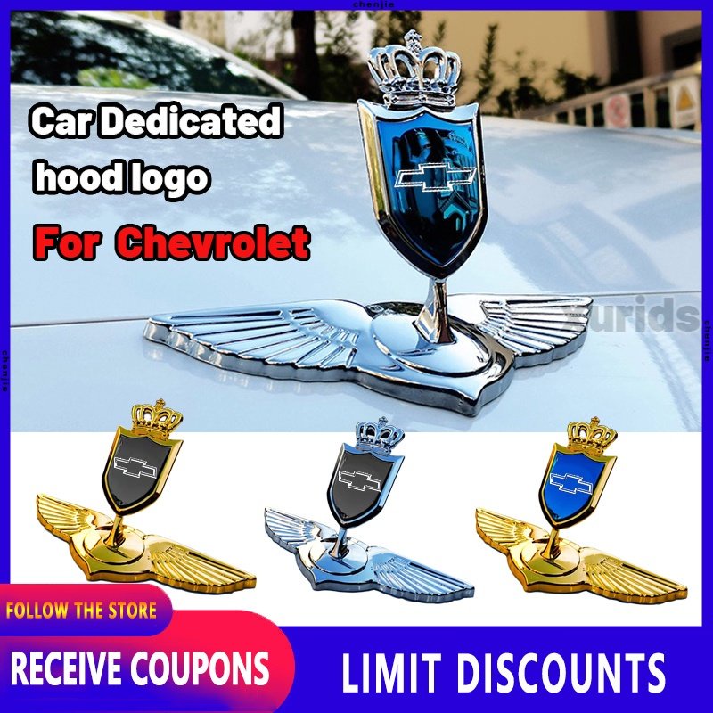 High quality Modified Metal 3D Standing Car Front Hood Emblem Sticker ...