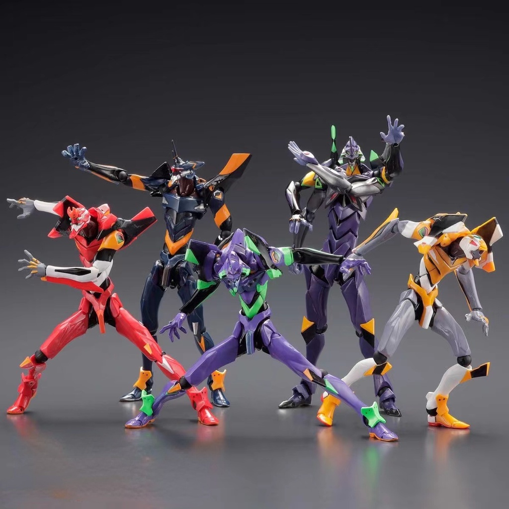 17cm EVA Neon Genesis Evangelion Unit-01 Anime Figure Asuka Ayanami Rei ...