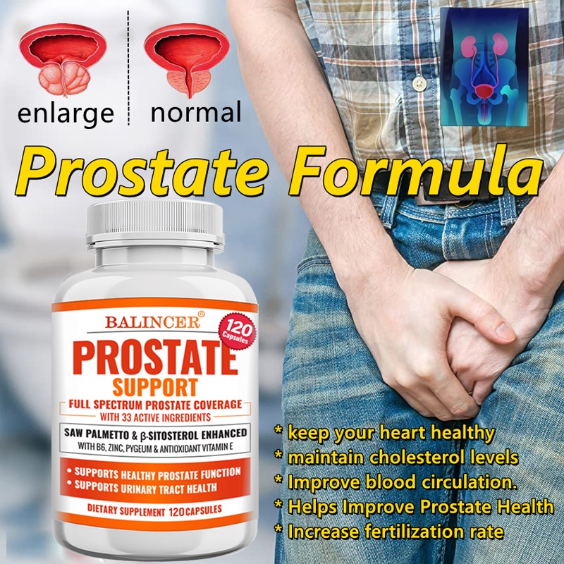Male prostate support supplements help alleviate related urinary ...