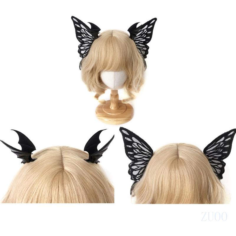 ZUOO Black Butterfly Hair Clip Devil Wing Hair Clip Bat Wing Hair Clip ...