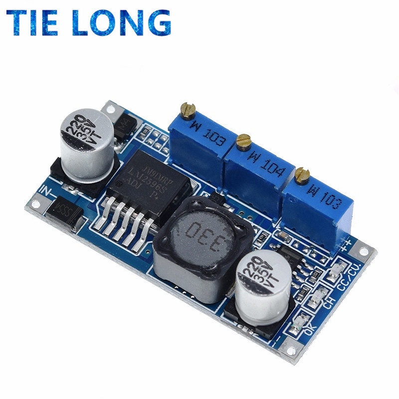 LM2596 DC-DC Step Down CC CV Power Supply Module LED Driver Battery ...