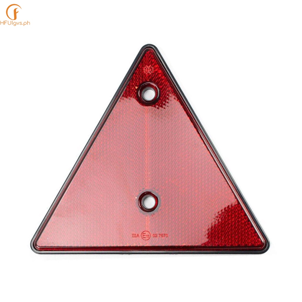 TR Safety Red Rear Reflectors Triangle Reflective For Gate Posts ...